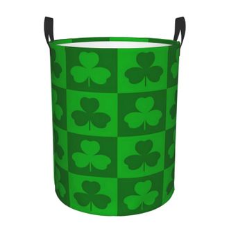 Generic Bl&auml;tter Bl&auml;tter Gepr&uuml;ft W&auml;schekorb Rund W&auml;schek&ouml;rbe Mit Henkel W&auml;schebeh&auml;lter F&uuml;r W&auml;schesack Badezimmer Waschk&uuml;che