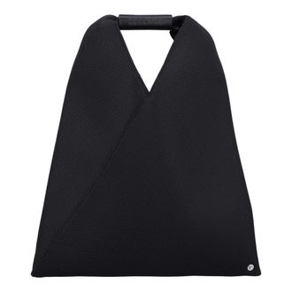 Maison Margiela Femme, Sacs, Noir, Taille: ONE Size Sac &agrave; main noir avec d&eacute;tail en mesh