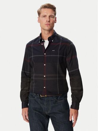 Barbour Hemd Dunoon MSH4980TN43 Khakifarben Regular Fit