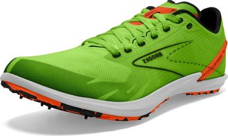Brooks 1000381D308 Draft XC Spikeless Sneaker Herren Green Gecko/Red Orange/White EU 47.5