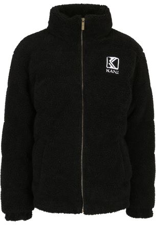 Karl Kani Herren KM213-070-2 Retro Teddy Puffer Jacket Black Black, XXL