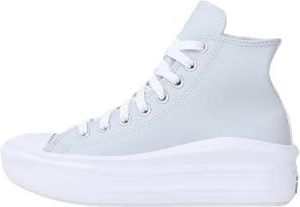 Converse Baskets Chuck Taylor all Star Move Platform Leather Ice pour femme 35.5, gris, 35.5 EU
