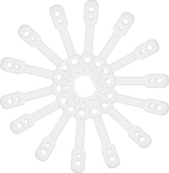 OSALADI 50 St&uuml;ck Winddichte Kleiderb&uuml;gelbefestigung aus Verschlei&szlig;festem Silikon Transparent f&uuml;r Verschiedene Kleiderb&uuml;gel rutschfeste Clips zur Sicheren Aufh