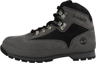 Timberland Bottes à lacets Euro Hiker en cuir pour homme, Nubuck gris moyen A64rd, 46 EU
