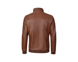 Bugatti Lederjacke Florenz Herren Bomberjacke, Freizeitjacke, Blazer, Pufferjacke, &Uuml;bergangsjacke
