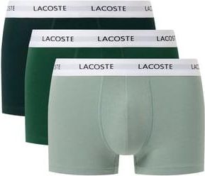Lacoste Lot de trois boxers en coton m&eacute;lang&eacute;