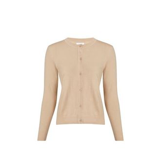 Au Printemps Paris Cardigan droit Acad en laine m&eacute;rinos
