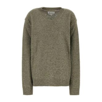 Maison Margiela Pilling Strickwaren-Pullover - - Knitwear - Damen - Gr&uuml;n - L