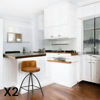 Pier Import Pier Import - Tabouret de bar vintage camel (lot de 2) brisbane