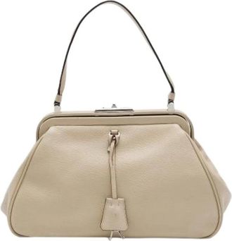 Prada Pre-owned Cerniera Bag - Femme - Pre-owned - Beige - Taille: ONE Size