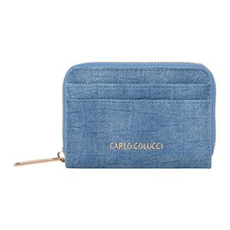 Carlo Colucci Small wallet - - Accessories - Damen - Blau - ONE SIZE