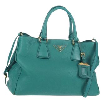 Prada Sac &agrave; main vintage Pre-owned - Femme - Pre-owned - Vert - Taille: ONE Size