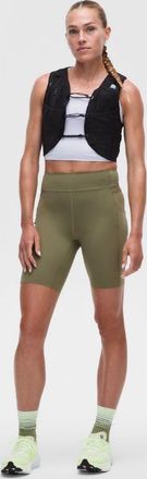 lululemon Fast and Free Light Shorts Special Edition f&uuml;r Frauen - 20 cm - Gr&ouml;&szlig;e 12 in Bay Leaf