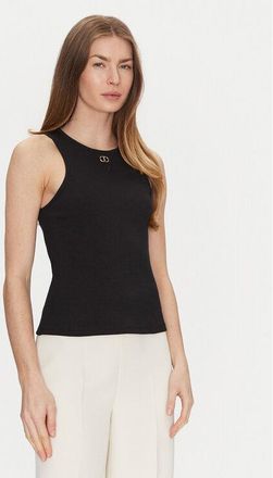 Twin-Set Top 251TP2550 Schwarz Slim Fit