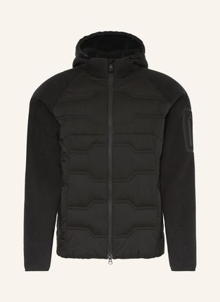 HUGO BOSS Steppjacke Ow_Hole19 Im Materialmix schwarz