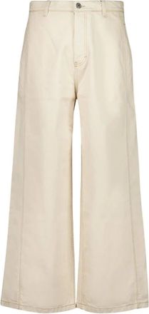 Ami Homme, Jeans, Blanc, Taille: W31 Jeans Amples en Coton