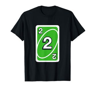 Uno Halloween Green 2 Karte T-Shirt
