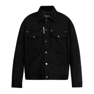 Dsquared2 Veste en jean - Femme - Vestes - Noir - Taille: 46 FR
