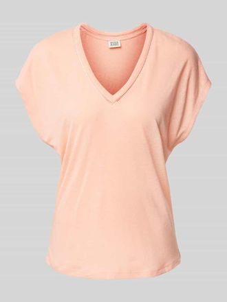 Scotch & Soda Regular Fit T-Shirt aus Leinen-Mix