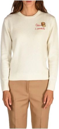 MC2 Saint Barth Femme, Pulls, Beige, Taille: 42 FR NEW Queen Embry Sweater