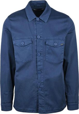 40weft 40Weft, Homme, Chemises, Bleu, Taille: M Casual Shirt
