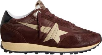 Golden Goose Femme, Chaussures, Brun, Taille: 38 EU Running Marathon Satin