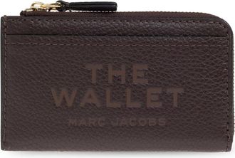 Marc Jacobs Femme, Accessoires, Brun, Taille: ONE Size Leather Card Holder