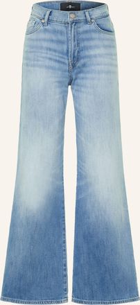 7 For All Mankind Wide Leg Jeans Lotta blau