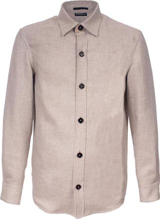 Ermenegildo Zegna Homme, Chemises, Beige, Taille: XL Overshirt