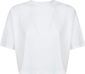 Dondup Femme, Tops, Blanc, Taille: 36 FR T-Shirt Over Boxy