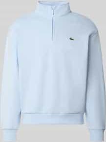 Lacoste Regular Fit Troyer aus Baumwoll-Mix