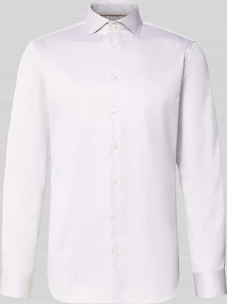 Jake*s Slim Fit Businesshemd aus reiner Baumwolle