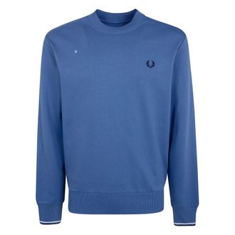 Fred Perry Homme, Pulls, Bleu, Taille: L SweaT-shirt ras du cou