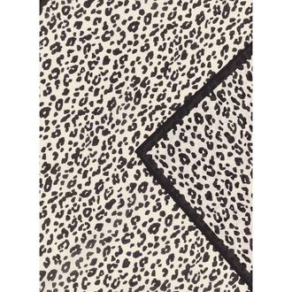 Saison 1865 Foulard carr&eacute; imprim&eacute; en coton