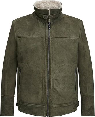 Milestone Herren Jacke grün Ziegenvelours