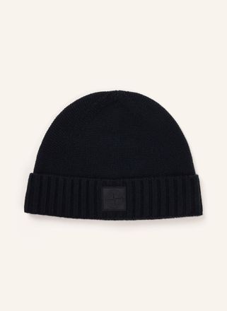 Stone Island Cashmere-M&uuml;tze Ghost blau