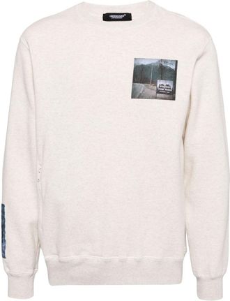 Undercover Pullover mit Patch - Nude
