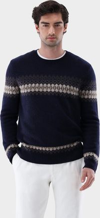 van Laack Pullover mit Kaschmir und Argyle-Muster