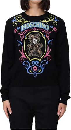 Moschino Maglione Gaucho Osito - Femme - Pulls - Multicolore - Taille: 40 FR