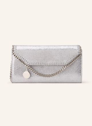 Stella McCartney Clutch Falabella silber