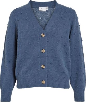 Vila Vituli V-Neck L/S Knit Cardigan/Su/Pb/1