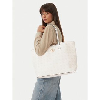 Guess Handtasche Guess Emelie Logo HWGP99 28240 Creme