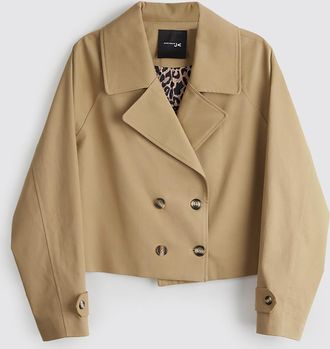 Jeanne Vouland Trench Milou Court Gabardine Beige