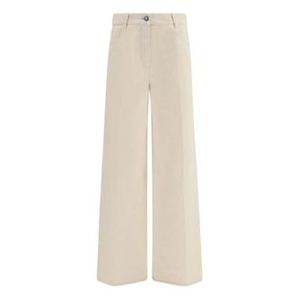 Forte_Forte My Pants Jeans Large Jambes - Femme - Pantalons - Beige - Taille: 38 FR