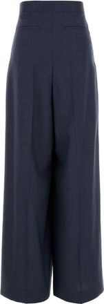 Givenchy Denimblue Exterior: Wool Pantaloni Trousers