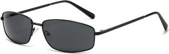 Generic Lunettes De Soleil M&eacute;talliques For Hommes Et Femmes, Id&eacute;ales For Les Trajets Domicile-travail La Conduite En Ext&eacute;rieur(Black)