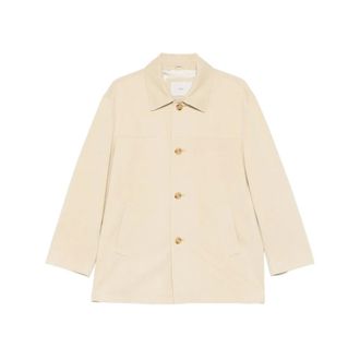 Dunst Femme, Manteaux, Beige, Taille: 38 FR Veste en cuir v&eacute;gan