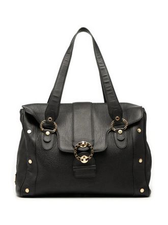 Bulgari 2000-2025 Tote Bag aus Leder - Schwarz