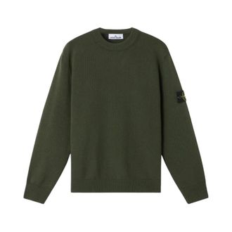 Stone Island Pull Col Rond - - Knitwear - Herren - Gr&uuml;n - XL