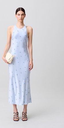 Claudie Pierlot Robe satin dos nu